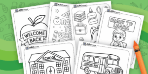Back to School Coloring Pages (Free Printables!) | ABCmouse