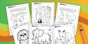 Mammals Coloring Pages | ABCmouse