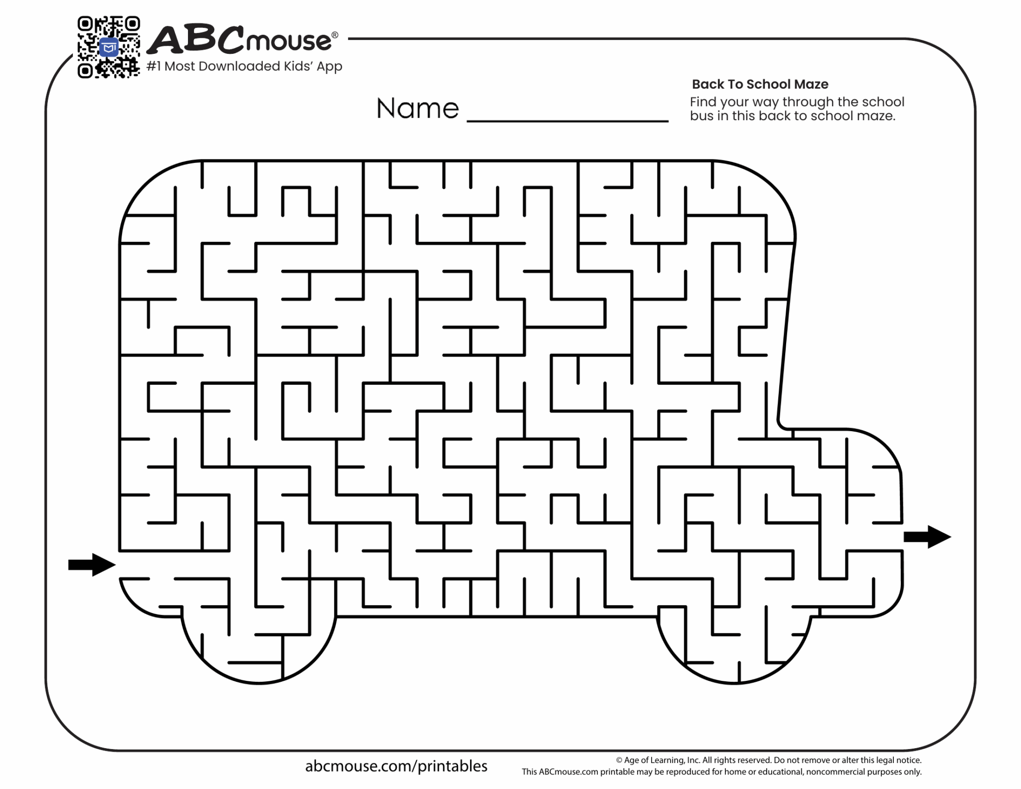 Back to School Worksheets for Kids | ABCmouse