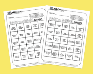 Back to School Bingo (Free Printables) | ABCmouse