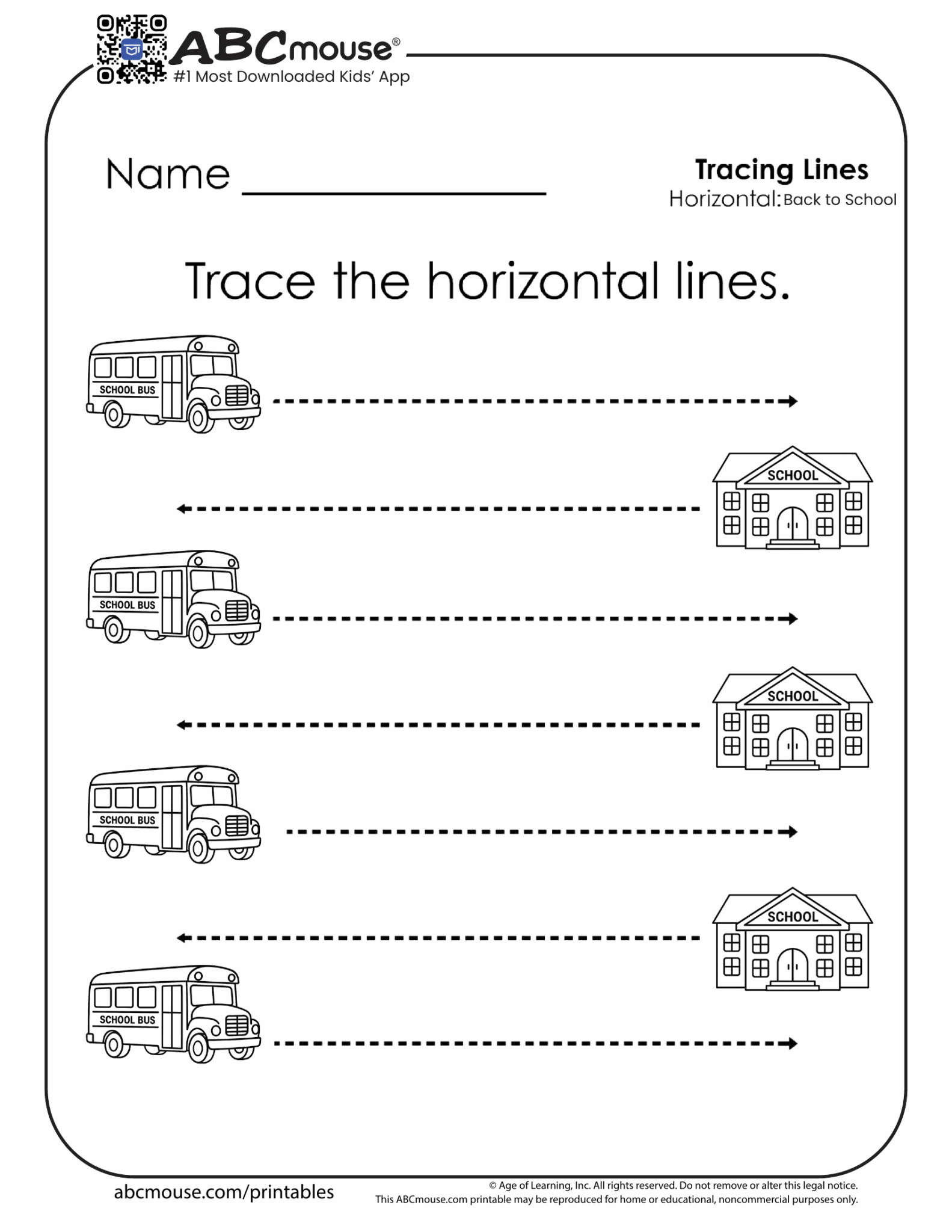 Back to School Worksheets for Kids | ABCmouse