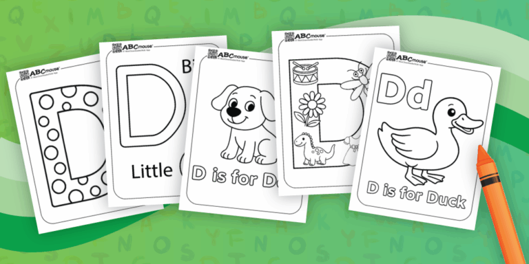 Free Printable Elephant Coloring Pages | ABCmouse