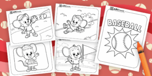 Baseball Coloring Pages (Free Printables!) | ABCmouse