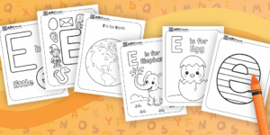Letter E Coloring Pages (Free Printables!) | ABCmouse