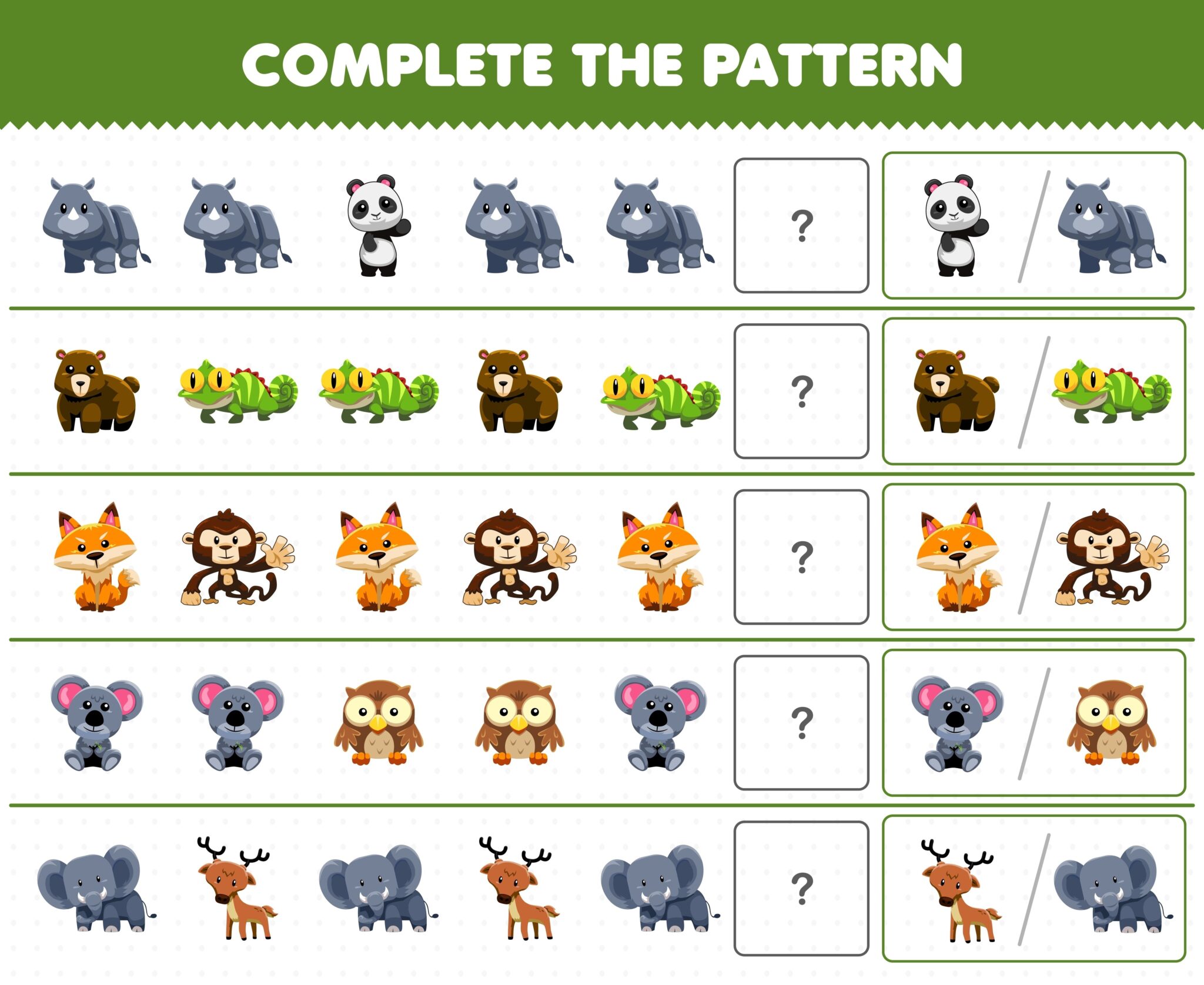 Pattern Activities for Preschoolers and Kindergarteners | ABCmouse