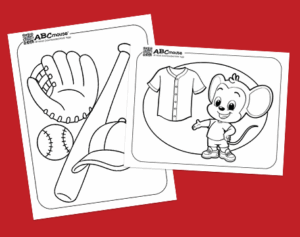 Baseball Coloring Pages (Free Printables!) | ABCmouse