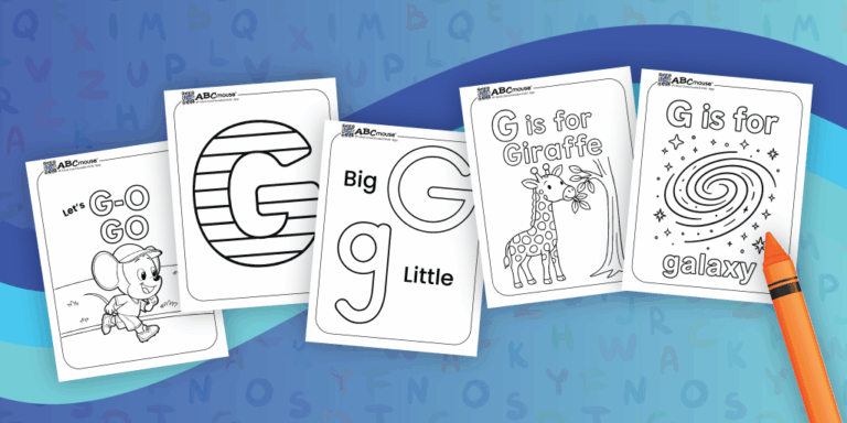 Letter G Coloring Pages (Free Printables!) | ABCmouse