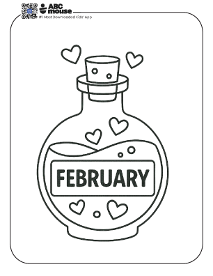 February Coloring Pages for Kids (Free Printables!) | ABCmouse