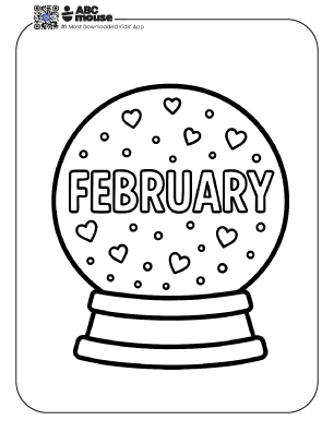 February Coloring Pages for Kids (Free Printables!) | ABCmouse