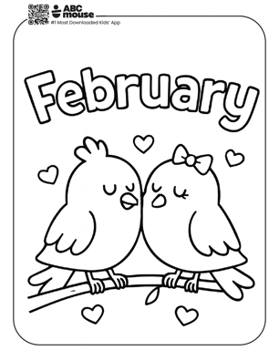 February Coloring Pages for Kids (Free Printables!) | ABCmouse
