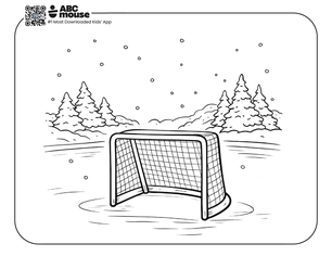 Hockey Coloring Pages for Kids (Free Printables) | ABCmouse